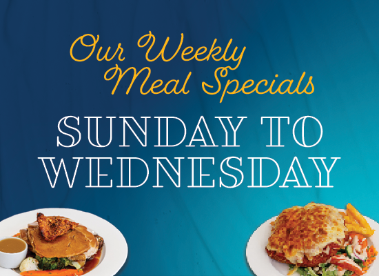 Weekly Meal Specials - RSL Wangaratta